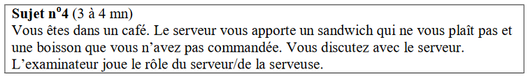 Entraînement au DELF B1 - Production Orale - Exemple - Sujet 21 ...